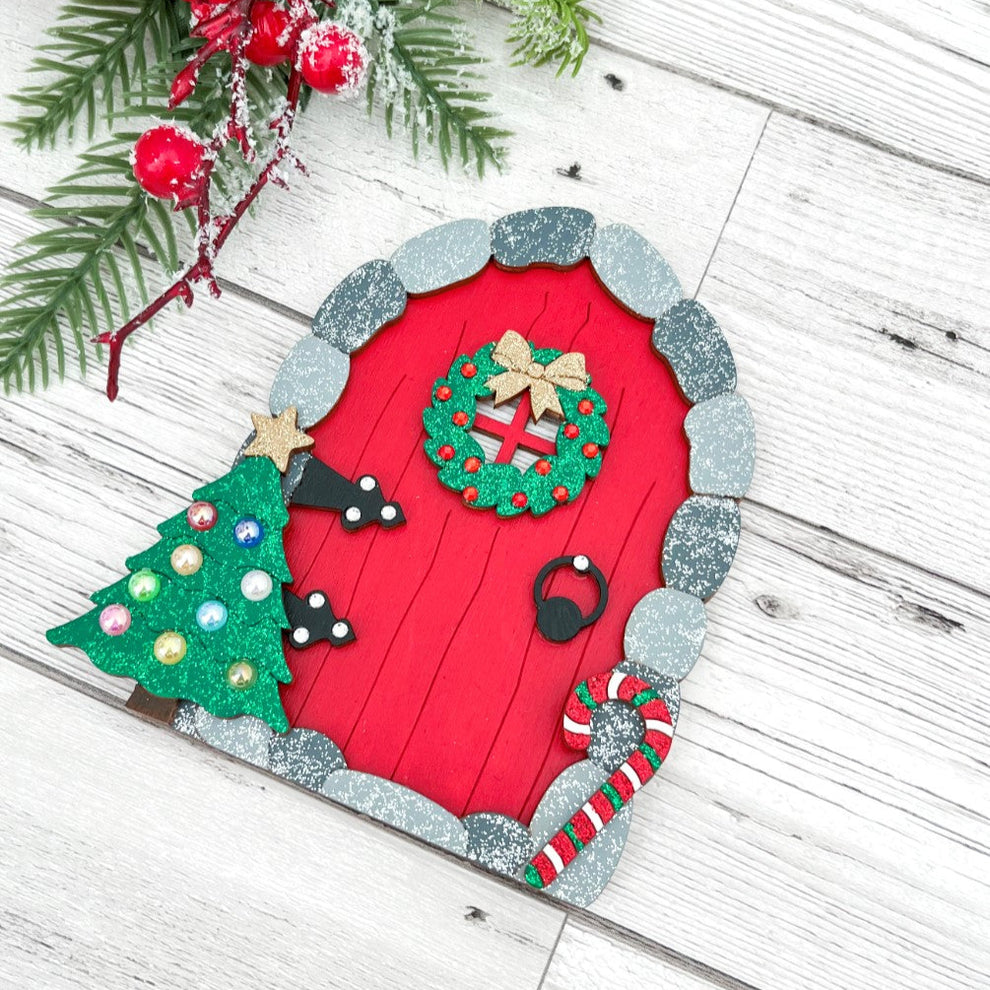 Christmas Elf Door - Sweet Pea Wooden Creations